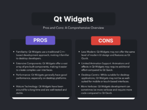 Qt Widgets vs. Qt Quick: Deciding the Best Approach for Your Project ...